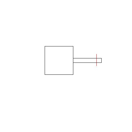 Poste para chapa perforada